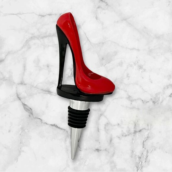 Dining | Chic High Heel Stiletto Shoe Wine Stopper Choose 1 Color ...